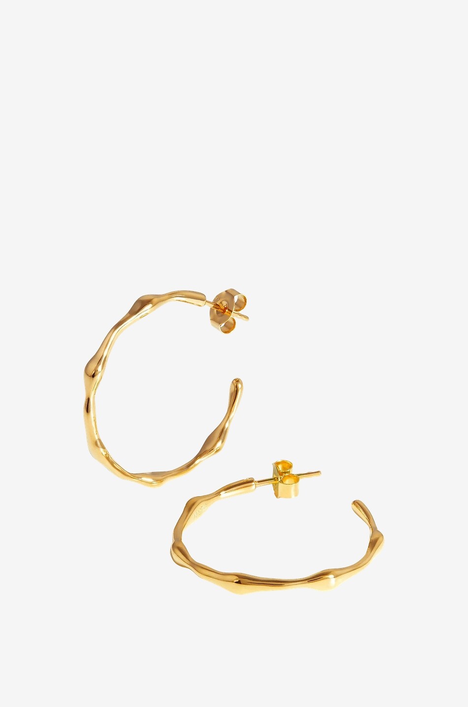 Missoma gold medium molten hoops store