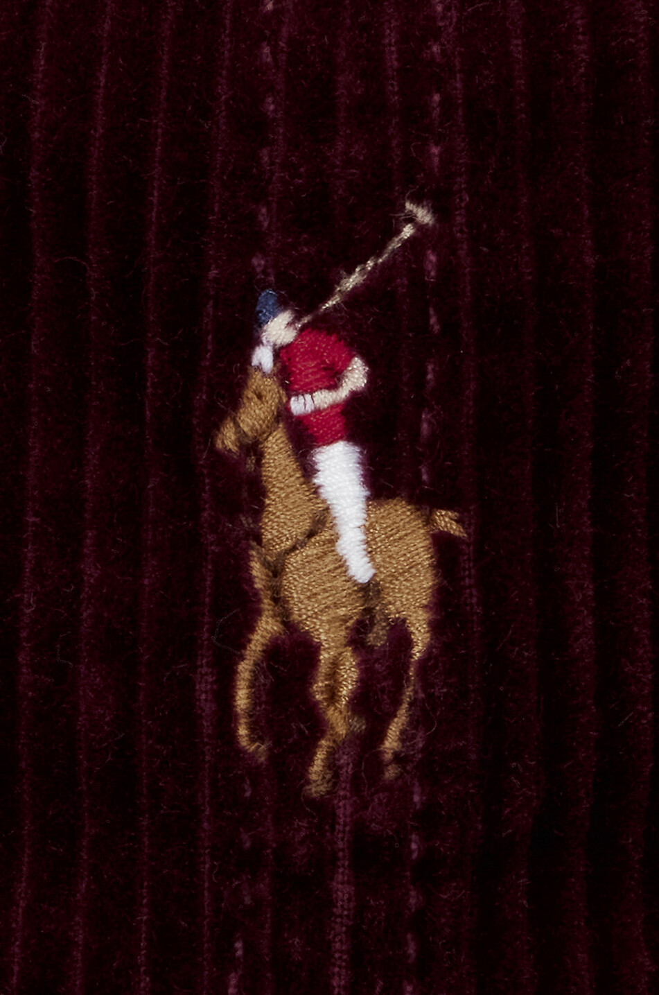 Corduroy Ralph Lauren Cap Burgundy 🧢 Pony boy's corduroy baseball cap ...