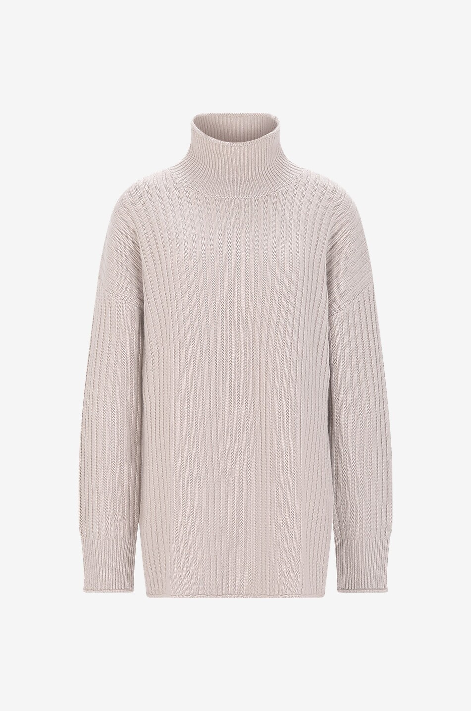 Pullover mit Stehkragen aus Kaschmir Flora - LISA YANG - BEIGE ...