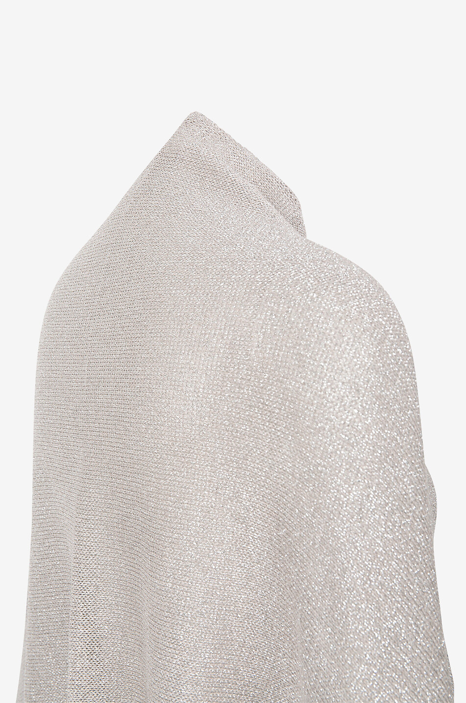 Poncho asymétrique Faraona - GAYNOR - ARGENT - Bongénie