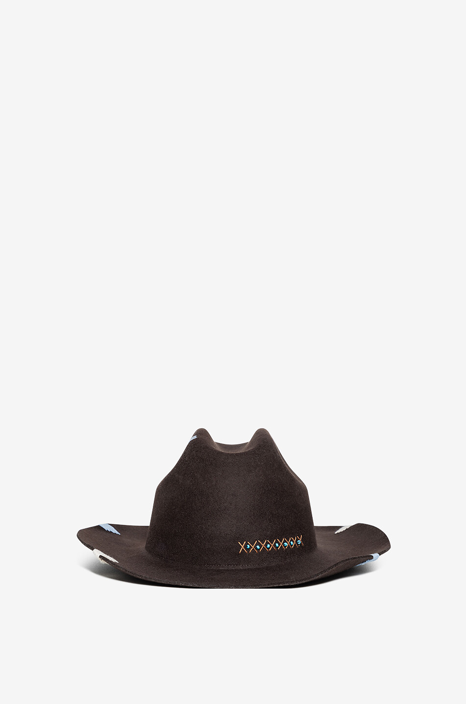 We Love Texano wool hat - THE HAT GANG - DARK BROWN - Bongénie