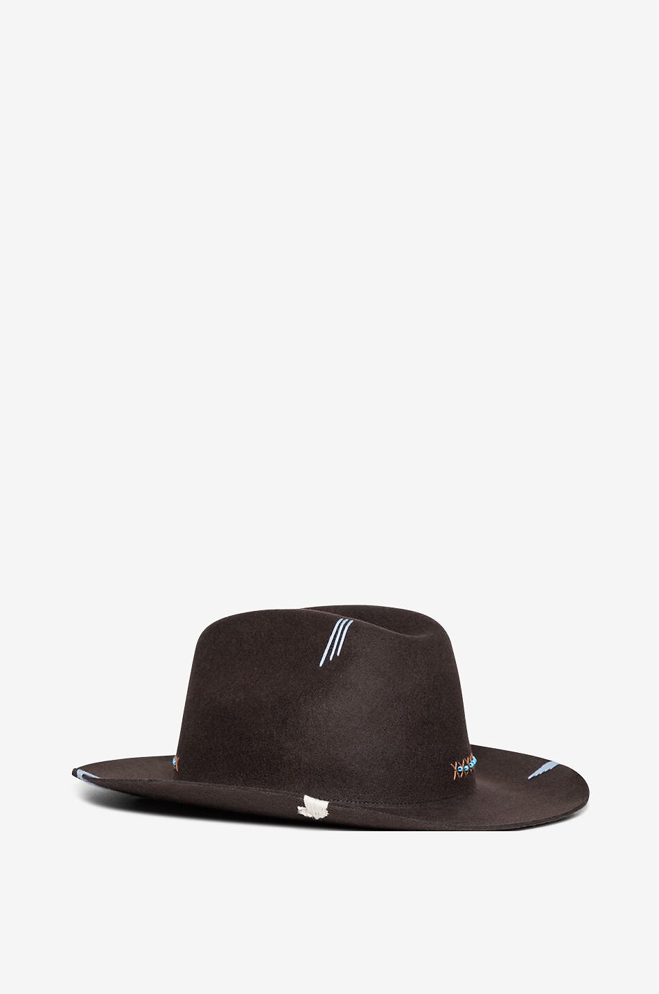 We Love Texano wool hat - THE HAT GANG - DARK BROWN - Bongénie