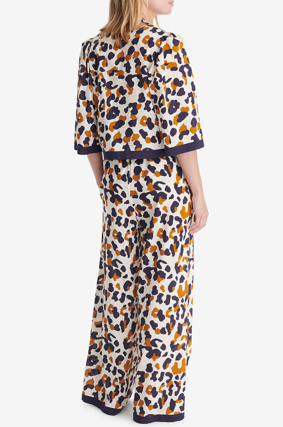 Bedruckte Hose mit weitem Bein aus Voile Capitaine - ERES - BUNT ...