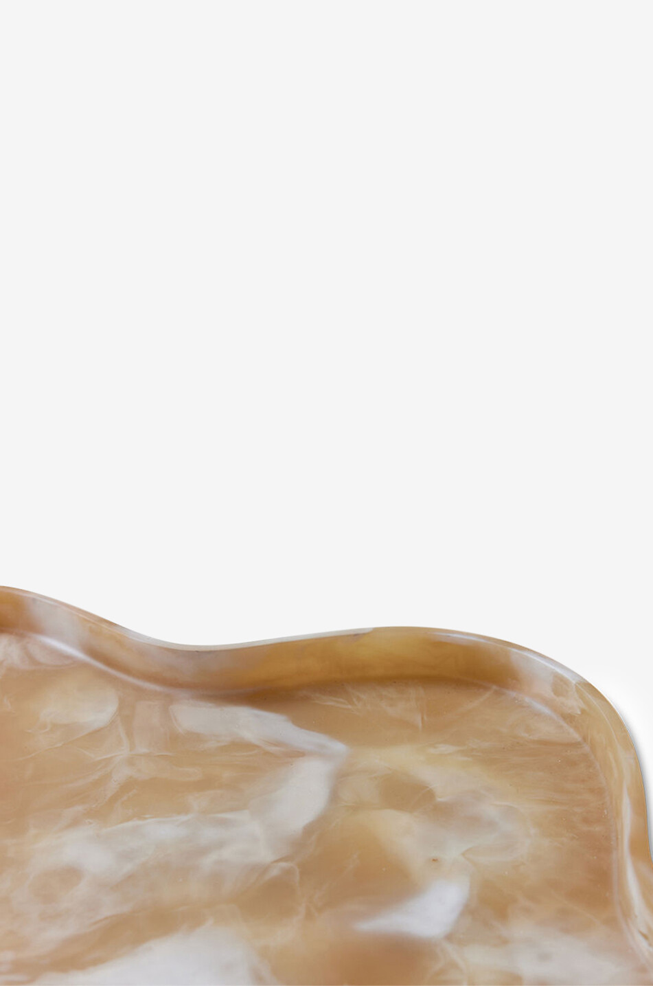 Patio Cream Large marbled tray - HKLIVING - BEIGE - Bongénie