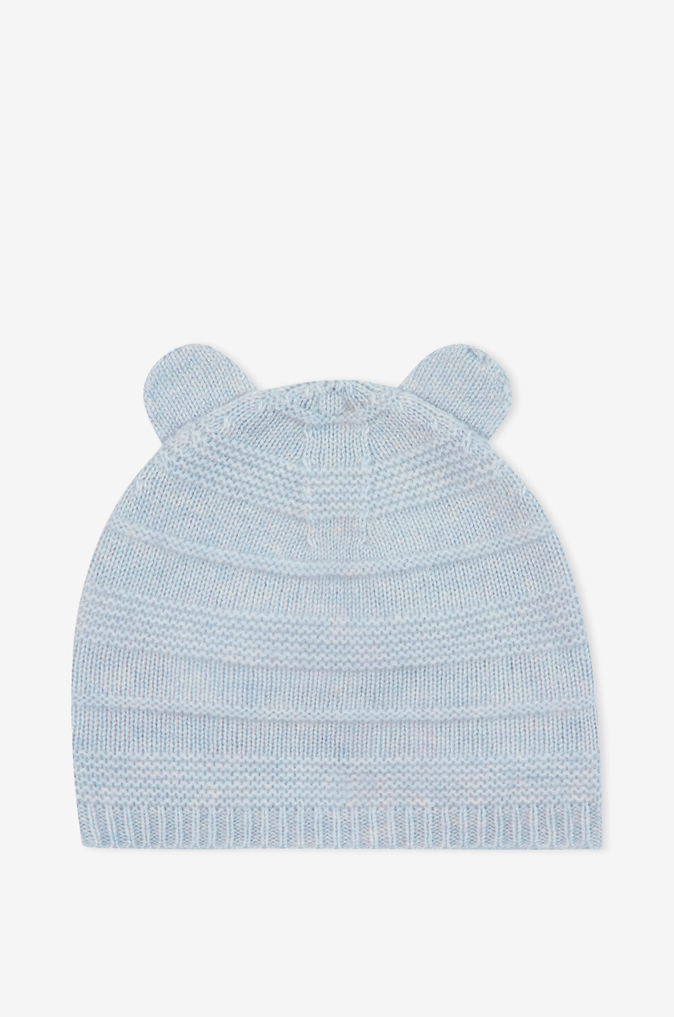 Bonnet bébé à oreilles ourson - TARTINE ET CHOCOLAT - BLEU CLAIR - Bongénie