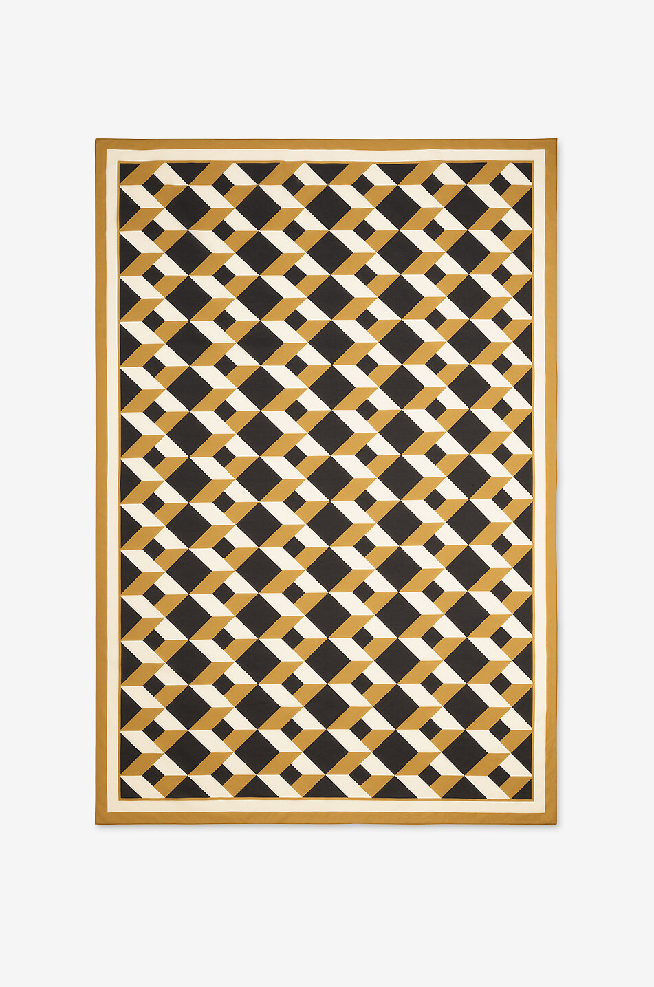 Seiden-Pareo mit Print Vibration - ERES - SCHWARZ - Bongénie