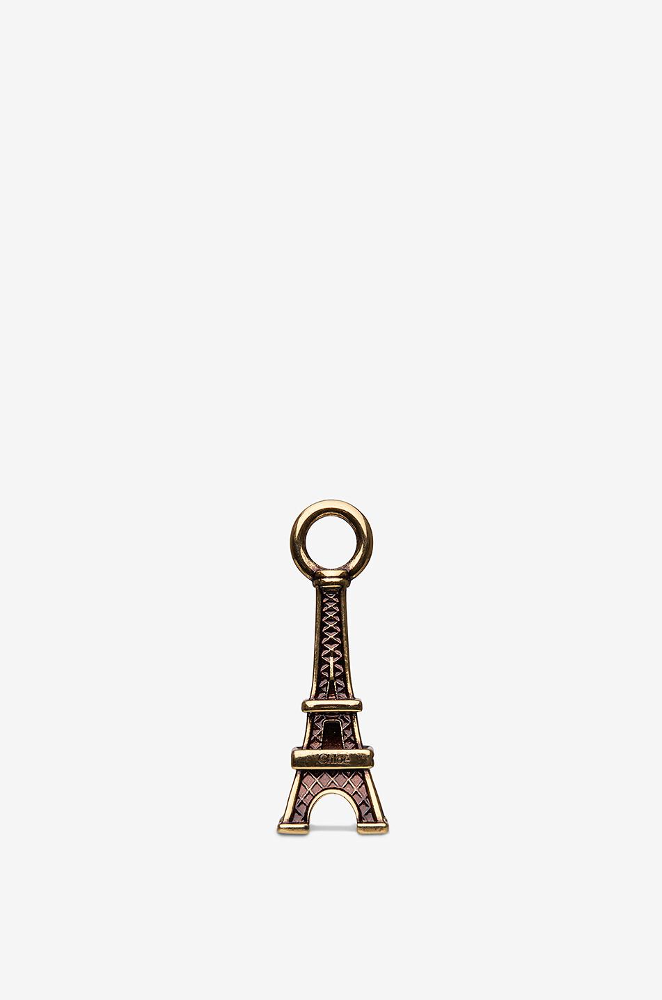 Charm doré Alphabet Eiffel Tower - CHLOE - DORE - Bongénie Outlet