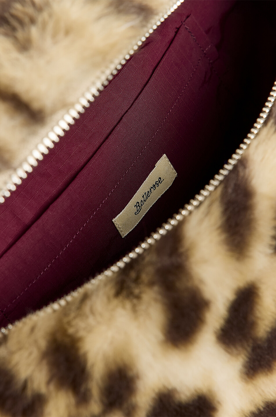 Heccy Combo girls' leopard plush sling back - BELLEROSE - Brown - Bongénie