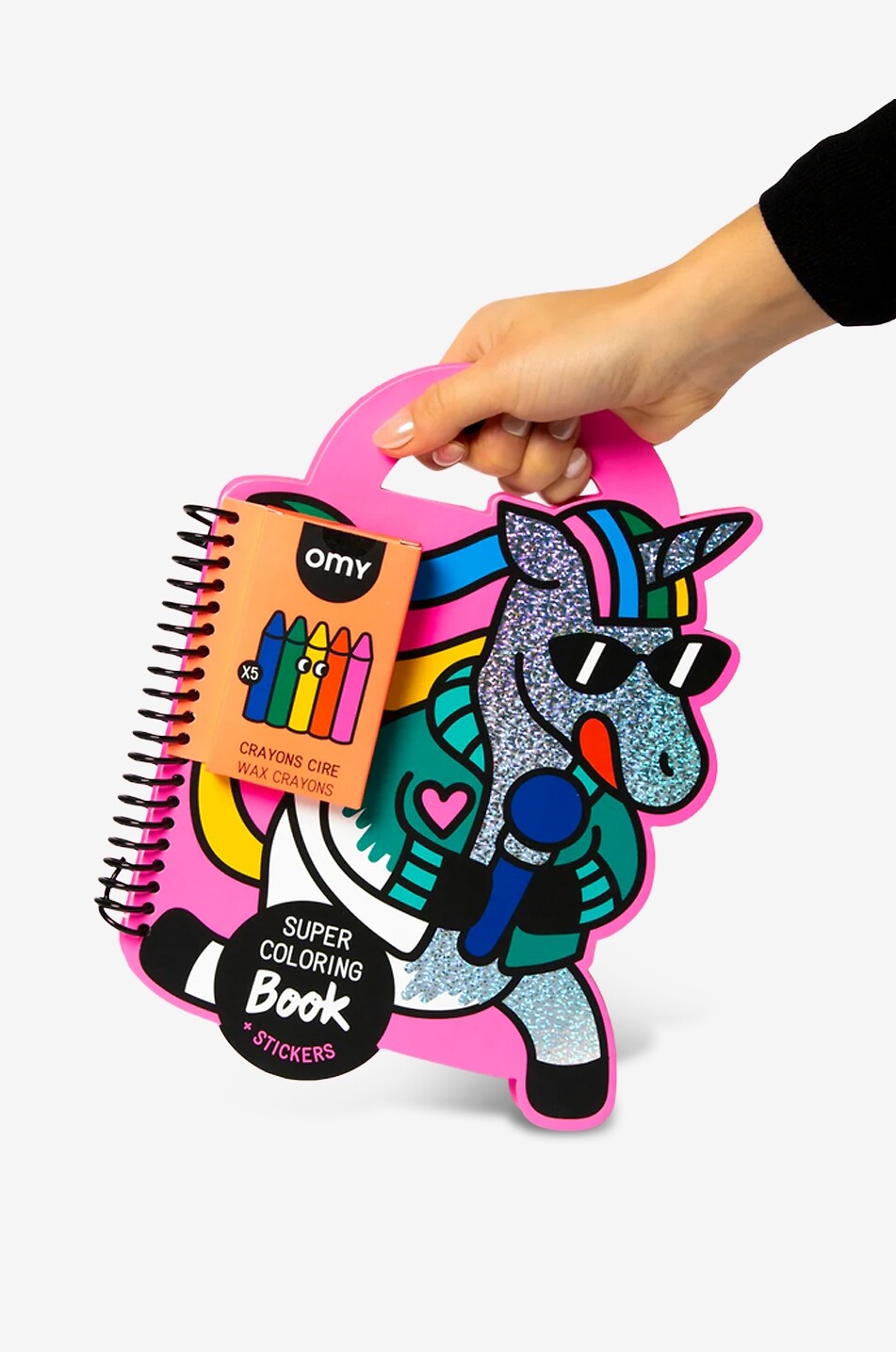 Super Lily children's colouring and stickers book - OMY - MULTI ...