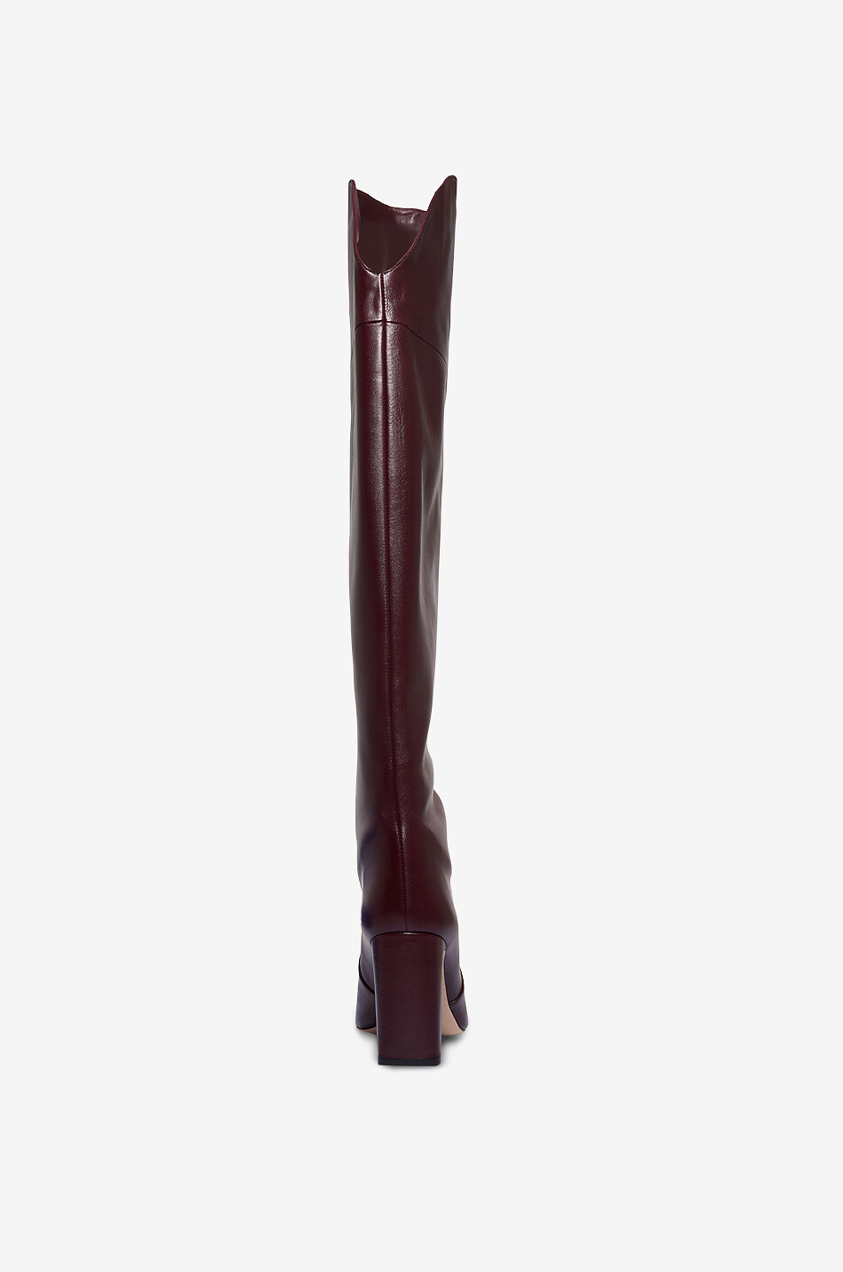 Babette Tubo 85 heeled smooth leather boots - STUART WEITZMAN - DARK ...