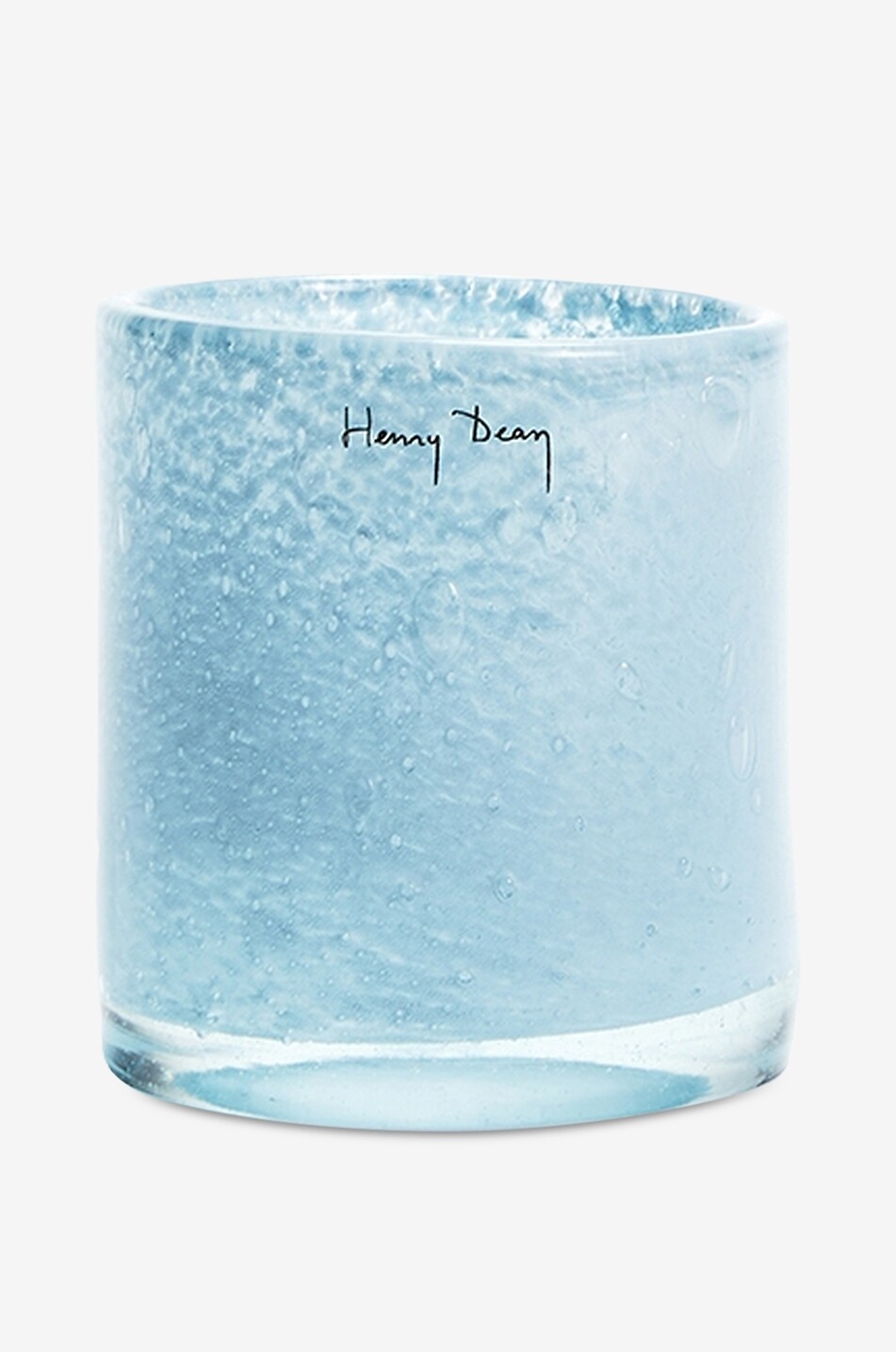 Vase en verre H.Mary L - HENRY DEAN - BLEU CLAIR - Bongénie