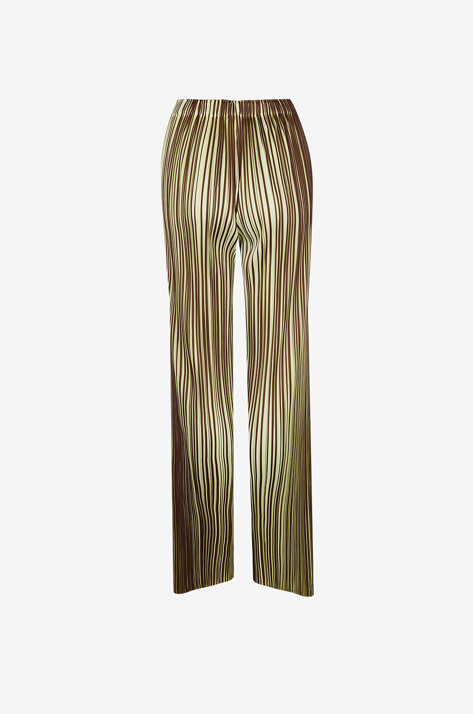 Plissierte Hose mit weitem Bein Razor Pleat - PHOEBE PHILO - KHAKI ...