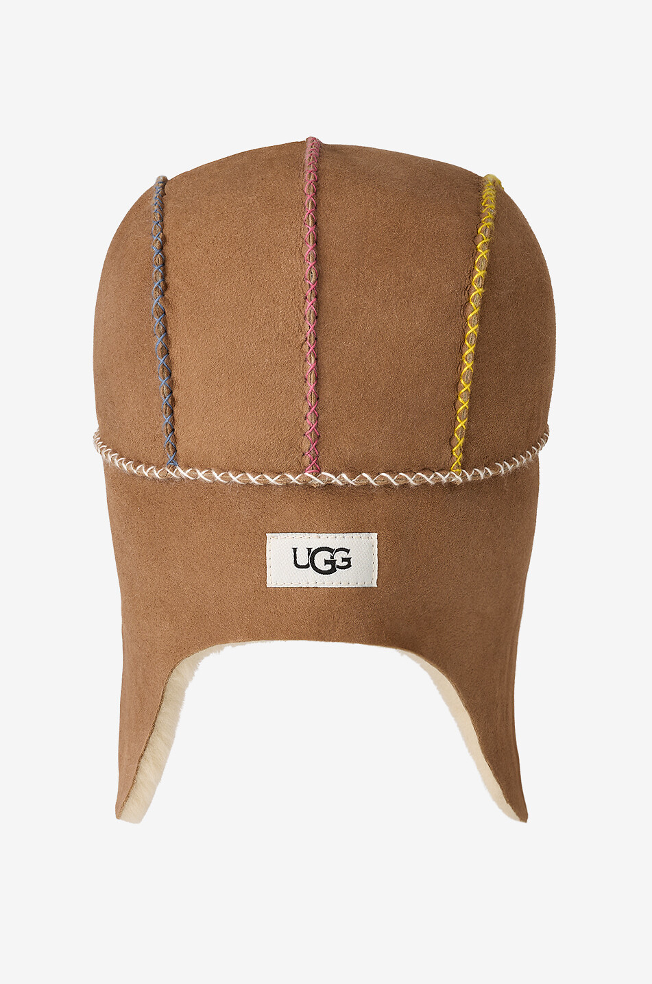 Bonnet en peau lainée enfant - UGG - CAMEL - Bongénie