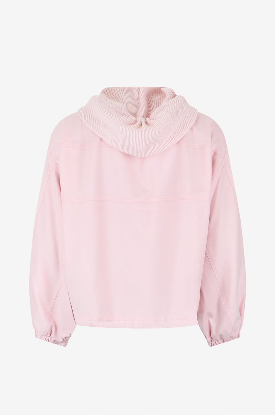 Veste bomber à capuchon en sergé - FABIANA FILIPPI - ROSE - Bongénie Outlet