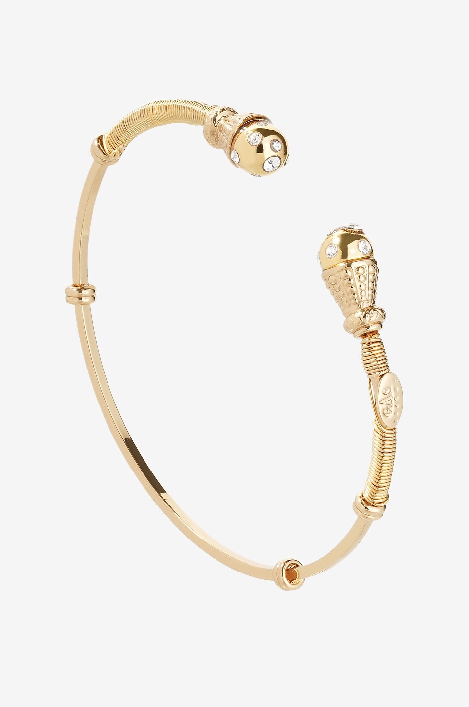 Épique Comète Grand Modèle gold-tone bangle with rhinestone - GAS ...