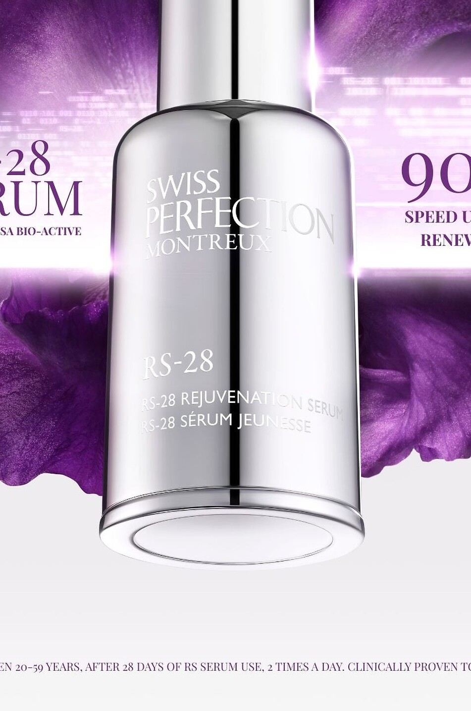 Neues hautverjüngendes Serum RS-28 - 30 ml - SWISS PERFECTION - Farblos - Bongénie