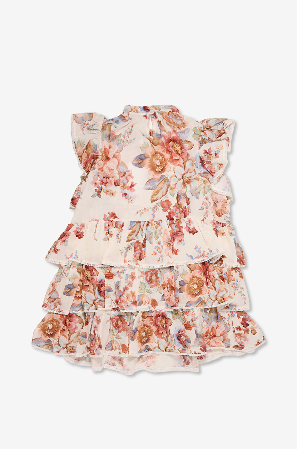Awaken floral pattern voile girl's dress - ZIMMERMANN - WHITE - Bongénie