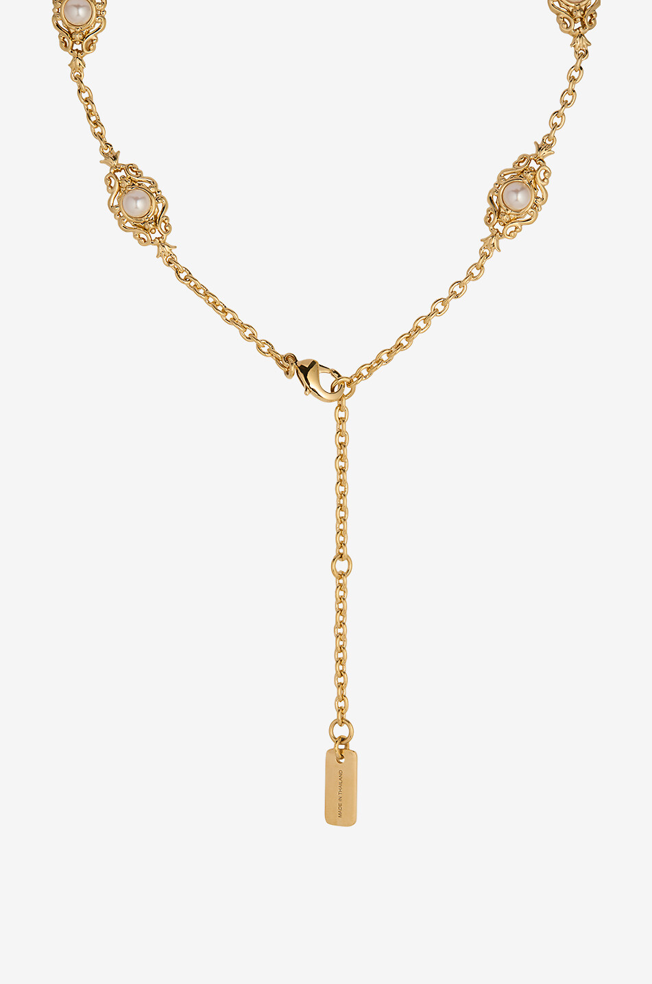 The Chloé Classy necklace with pearls - CHLOE - GOLDEN - Bongénie