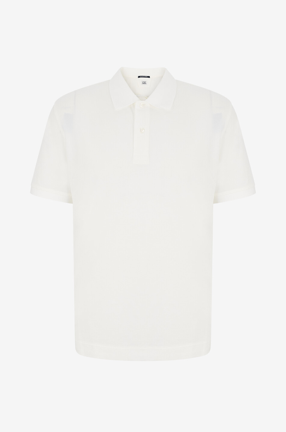 Poloshirt aus Baumwoll-Stretch-Piqué Metropolis - C.P. COMPANY - WEISS ...