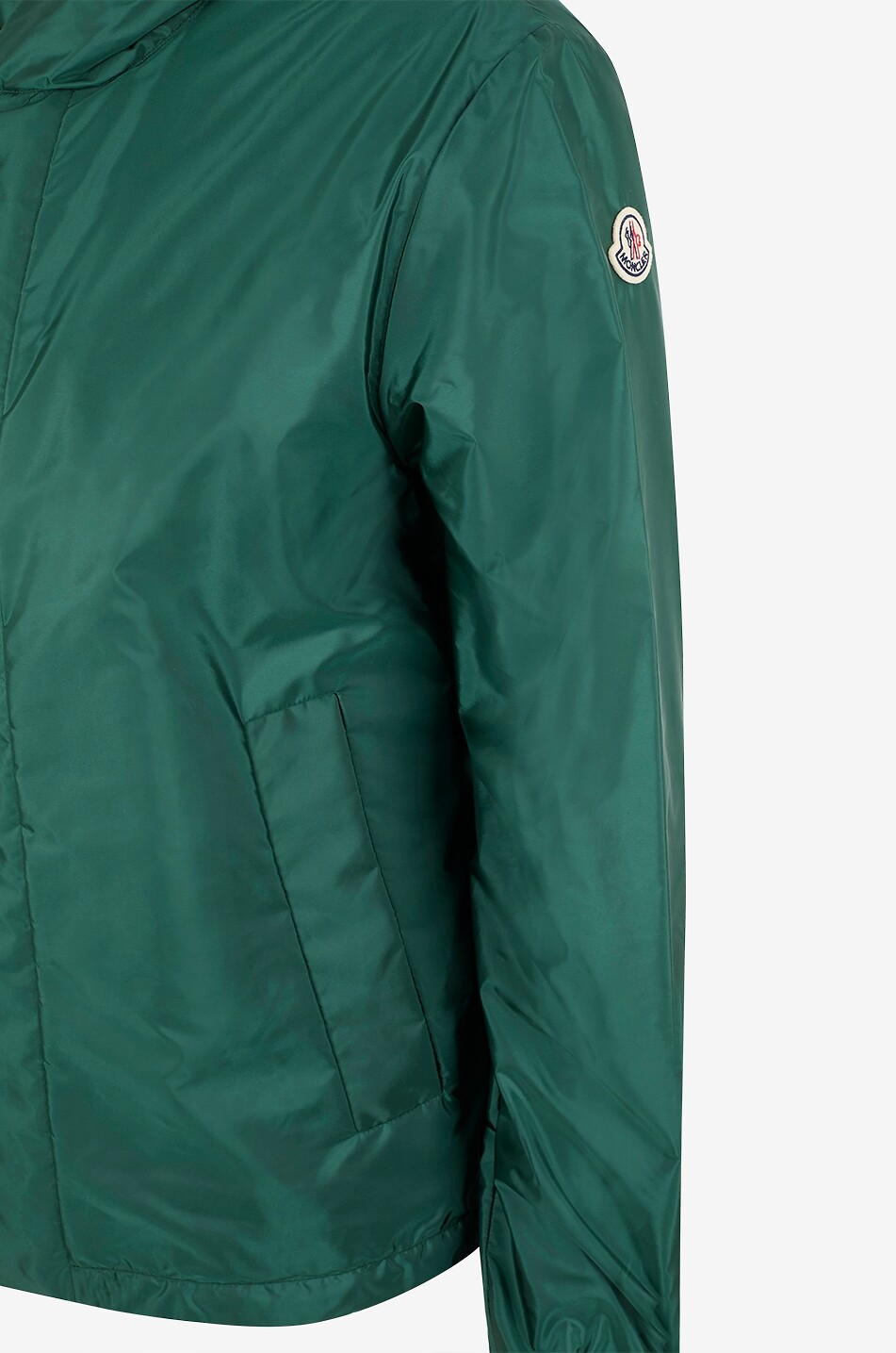 Kurze Jacke mit Kapuze aus technischem Gewebe Grandans - MONCLER ...