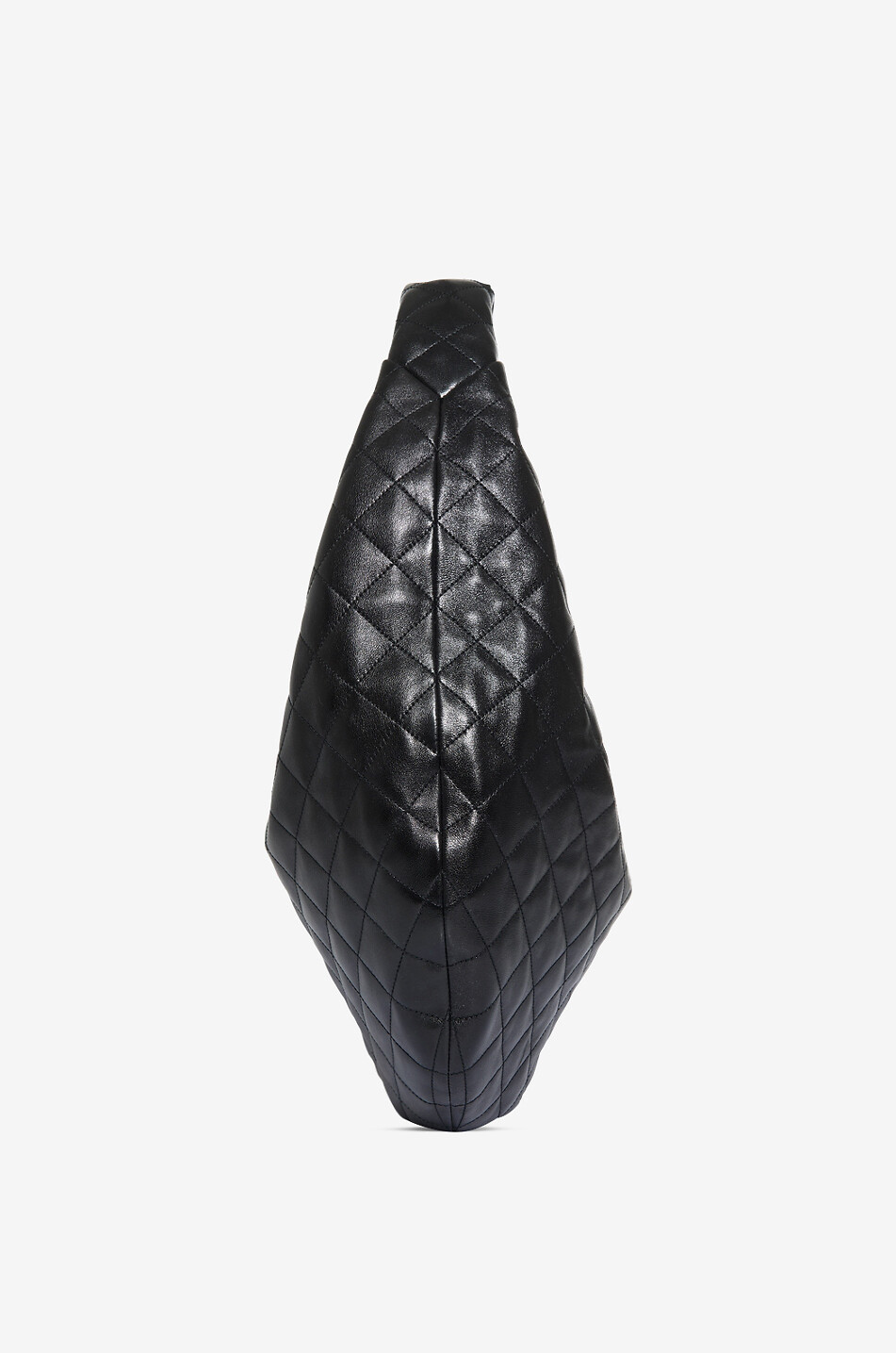 Sac porté épaule en cuir brillant matelassé Icare Hobo - SAINT LAURENT ...